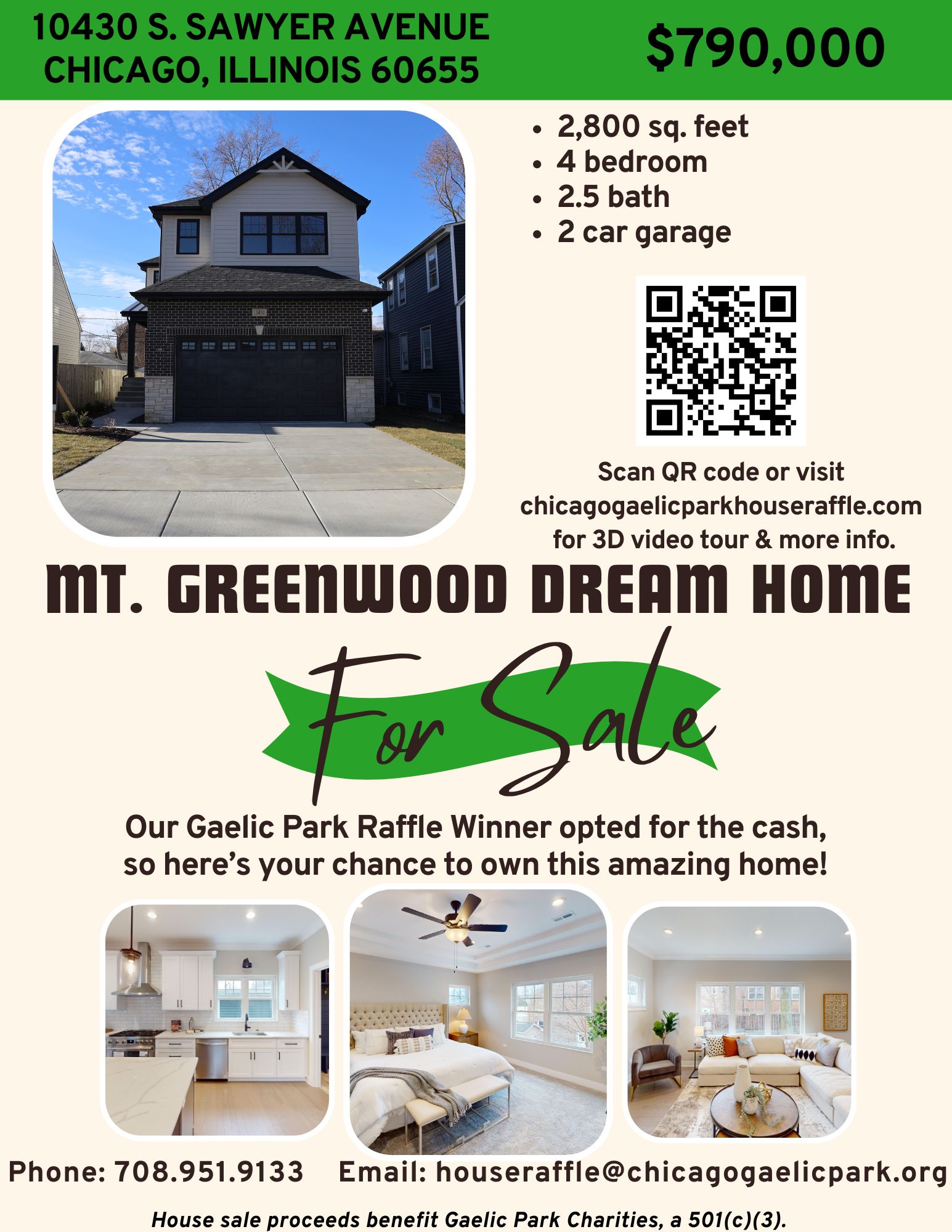 Win a Home Raffle | Chicago Gaelic Park House Raffle